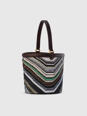 Missoni Bucket Bag In Cotton Blend