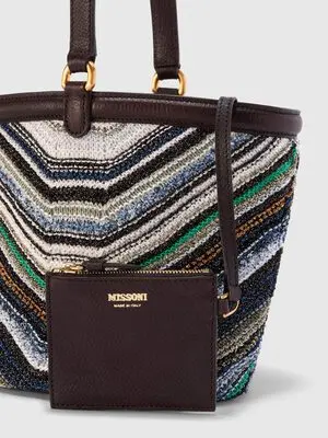 Missoni Bucket Bag In Cotton Blend