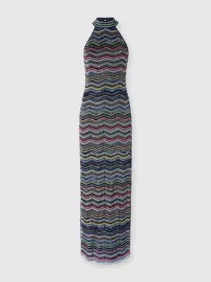 Missoni Long Halterneck Sequin Dress - Multicoloured