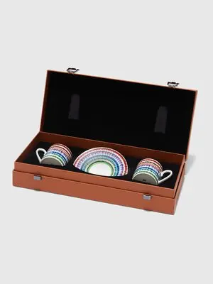 Missoni Waves Set Of 2 Coffee Cups & Saucers