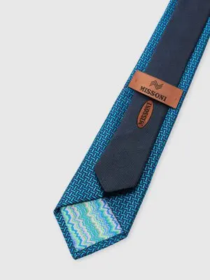 Missoni Pure Silk Zigzag Tie