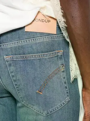DONDUP Coco Logo Patch Turn-up Jeans