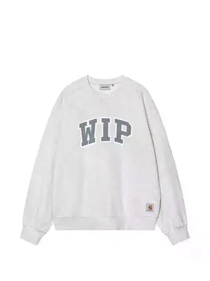 Carhartt Work In Progress Wip Iii Logo-patch Sweatshirt - Grey