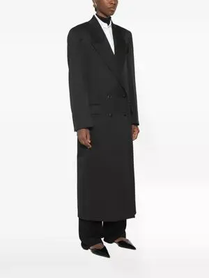 RÓHE Double-breasted Peaked-lapel Coat