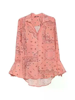 VENUJA Paisley-print Shirt - Orange