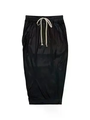 Rick Owens Pillar Wrapped Midi Skirt - Black