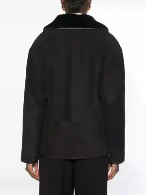 BLAZÉ MILANO Smiley Shearling Collar Jacket