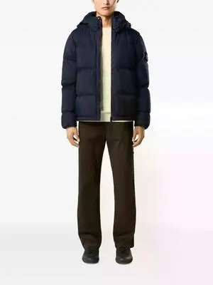 Stone Island Matt Ripstop Cordura® Down Jacket - Blue