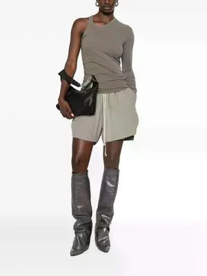 Rick Owens Asymmetric Ribbed One-shoulder Top