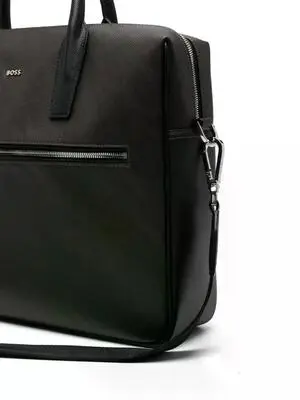 BOSS Daxter Logo-plaque Briefcase