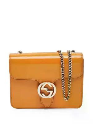 Gucci Interlocking-g Shoulder Bag - Orange