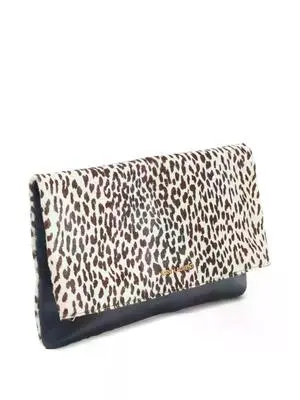 Saint Laurent Leopard-pattern Clutch Bag