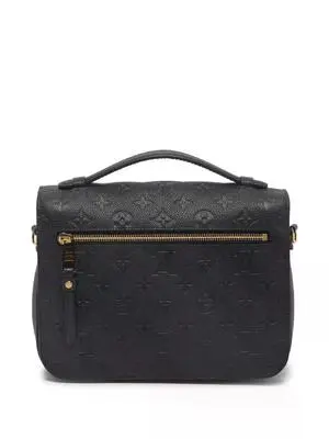LOUIS VUITTON Pochette Métis Monogram Empreinte Handbag - Black