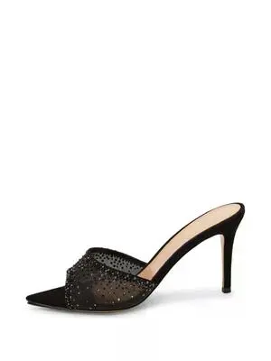 GIANVITO ROSSI Rania Mesh Mules - Black