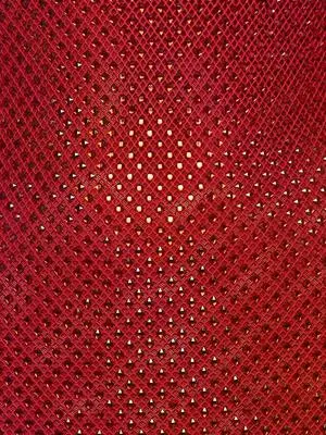 SELF-PORTRAIT Rhinestone-embellished Fishnet Maxi Dress
