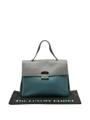 Valentino Garavani Tricolor Leather Tote Bag