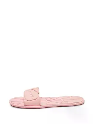 Miu Miu Logo-strap Slides