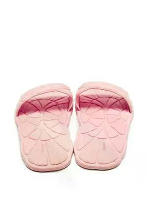 Miu Miu Logo-strap Slides