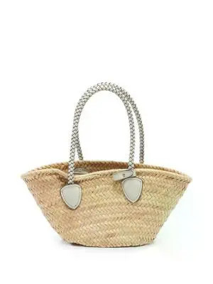 Miu Miu Logo Basket Tote Bag