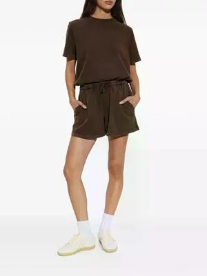 The Upside Soho Eva T-shirt With Embroidered Logo - Brown