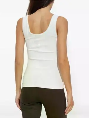 The Upside Del Rey Pointelle-knit Tank Top - White
