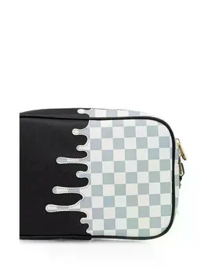 SPRAYGROUND Check-print Shark Make Up Bag