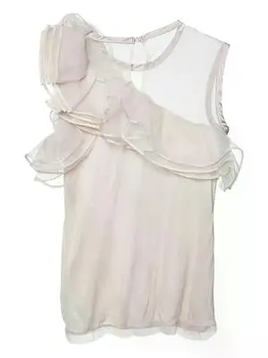 Valentino Garavani Ruffle Overlay Top
