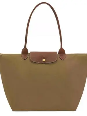 Longchamp Le Pliage Leather-trim Tote Bag