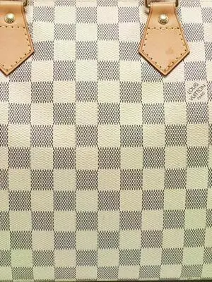 LOUIS VUITTON 2011 20 Speedy Damier Azur Handbag