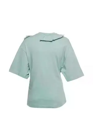 Dries Van Noten Ruffled Floral-applique T-shirt