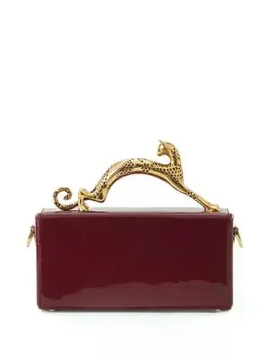 LANVIN Pencil Cat Nano Bag In Patent Leather