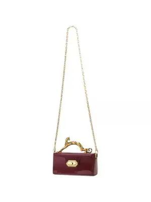 LANVIN Pencil Cat Nano Bag In Patent Leather