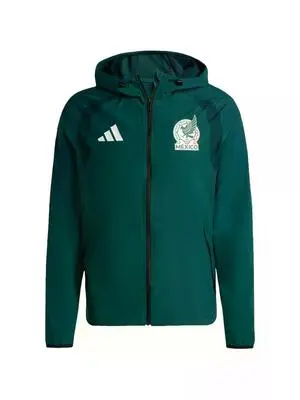 Adidas Mexico Tiro Full-zip Hooded Windbreaker - Green