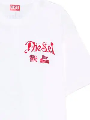 DIESEL® Graphic-print Crew-neck T-shirt