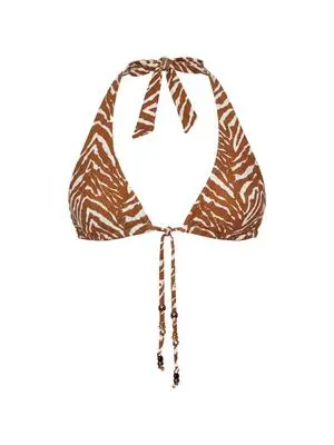 NICHOLAS Malta Bikini Top - Brown