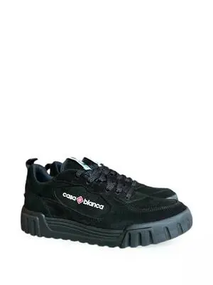 Casablanca Court Suede-detail Sneakers