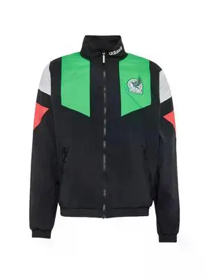 Adidas Mexico Logo-embroidery Track Jacket - Black