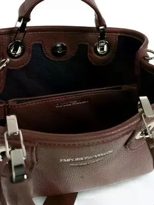 Emporio Armani Logo-printed Tote Bag - Brown