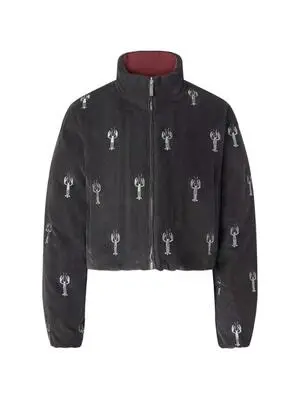 Thom Browne Thom Browne Lobster-Stitch Reversible Jacket Grey