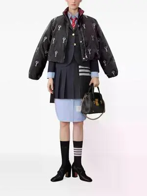 Thom Browne Lobster-stitch Reversible Jacket - Grey