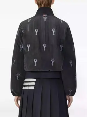 Thom Browne Lobster-stitch Reversible Jacket - Grey