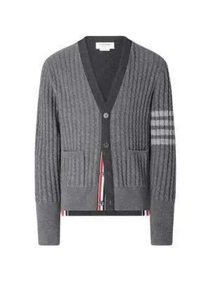 Thom Browne Button-up Cardigan - Grey