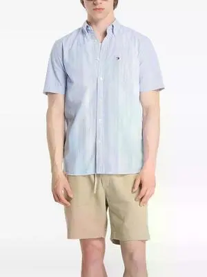 Tommy Hilfiger Vertical-stripe Short-sleeve Shirt