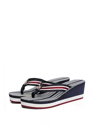 Tommy Hilfiger Platform Striped Sandals