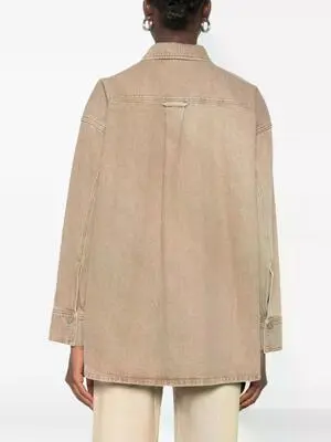 BY MALENE BIRGER Logo-embroidered Denim Shirt