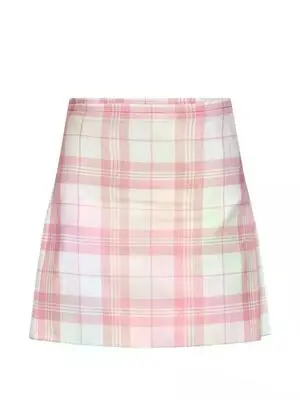 VIVIENNE WESTWOOD Coquette Check-pattern Pleated Mini Skirt