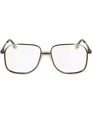 Victoria Beckham Square-frame Glasses - Gold