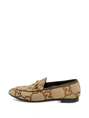 Gucci Jordaan Horsebit Loafers - Neutrals