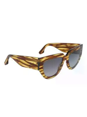 Victoria Beckham Striped Sunglasses
