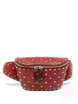 Valentino Garavani Rockstud Spike Belt Bag - Red